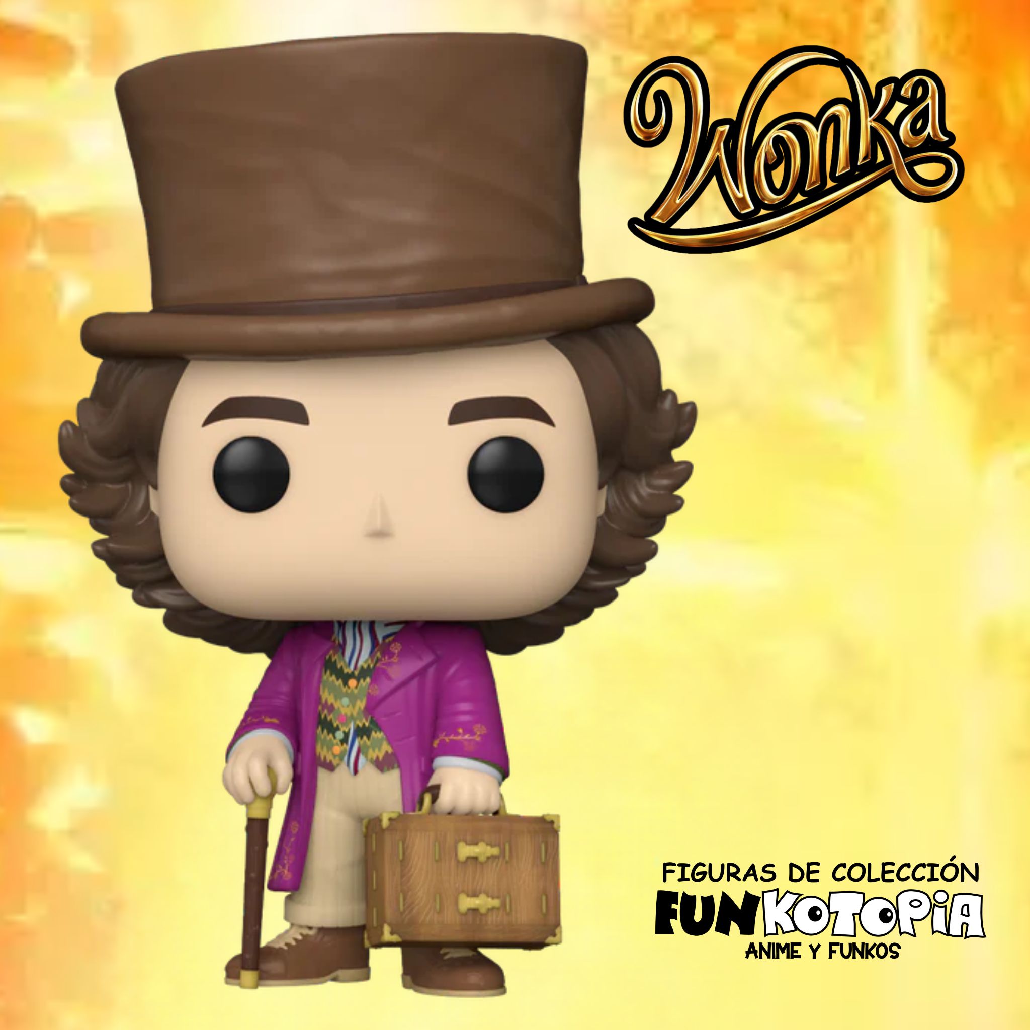 Funko Pop Movies: Wonka - Willy Wonka pop 1476 - Funkotopia.AnimeyFunkos